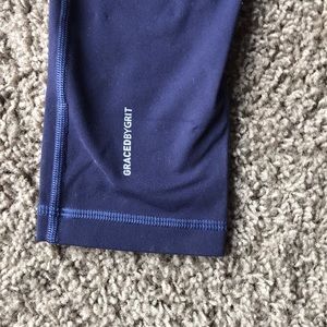 graced by grit | Pants & Jumpsuits | Graced By Grit Blue Crop ...